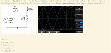 Solved The Circuit Shown In The Figure Below Is Based On The Setup