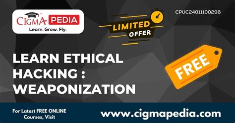 Learn Ethical Hacking Weaponization Free Udemy Course Cigma Pedia