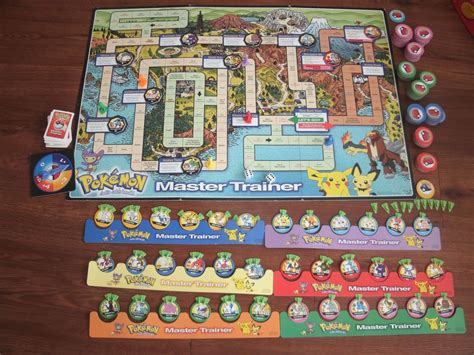 Pokemon Master Trainer Board Game Red Box 2001 Edition 1878827715