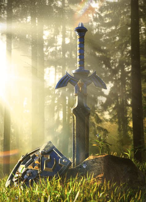 The Master Sword Zelda On Behance