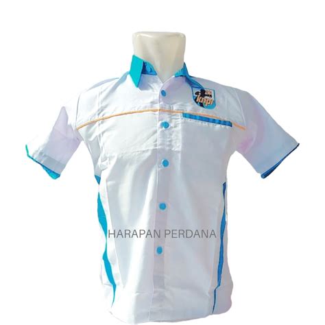 Jual Seragam Kemeja Knpi Kombinasi List Biru Shopee Indonesia