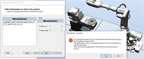 External Axis Wizard Fatal Error — Abb Robotics User Forums