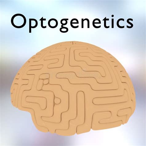 Optogenetics Neurological Concept Stock Illustration Illustration