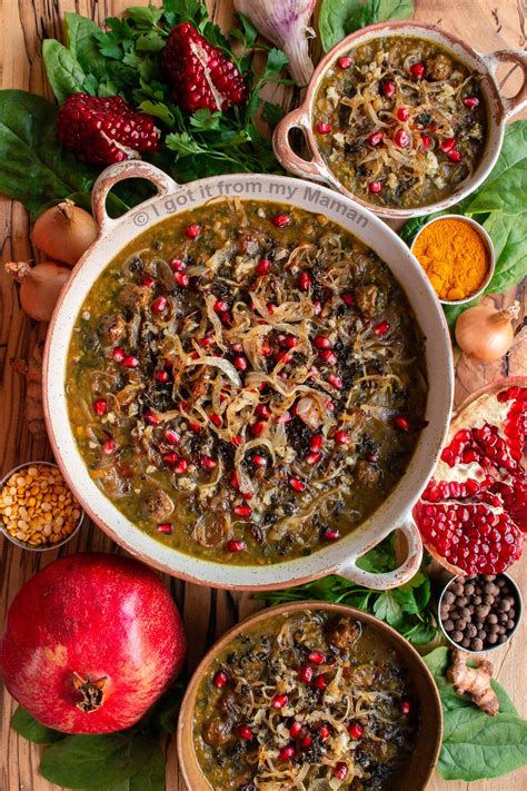 Ash Anar Recipe Persian Pomegranate And Herb Soup — I Got It From My Maman