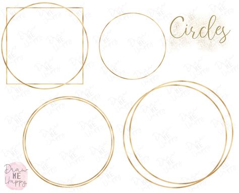 Gold Design Elements Gold Designs Design Elements Metallic Etsy