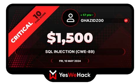Muhammad Ghazi Dzulfikar On Linkedin Bugbounty Sqlinjection Xss