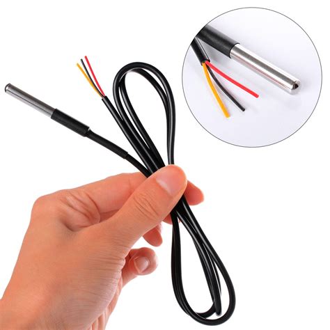 1pcs Ds18b20 Stainless Steel Package Waterproof Ds18b20 Temperature