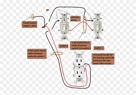 3 Way Switch With Receptacle Wiring Diagram