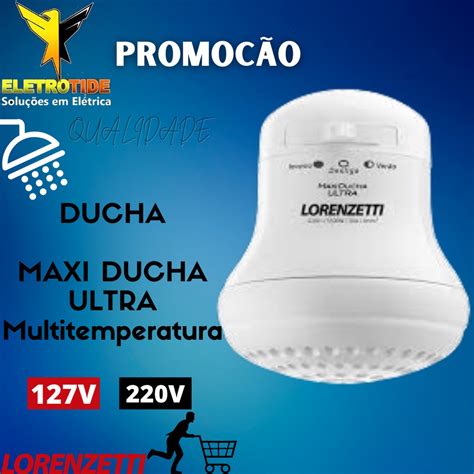 Chuveiro Maxi Ducha Lorenzetti 127v E 220v Shopee Brasil