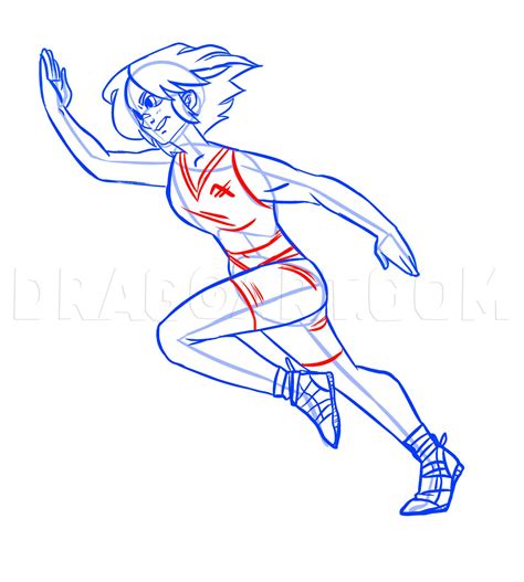 How To Draw A Running Person Step By Step Drawing Guide By Puzzlepieces Artofit