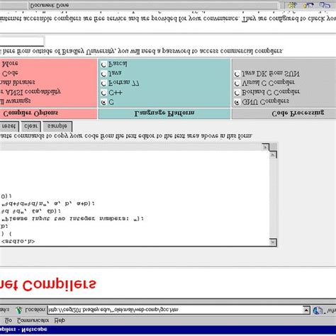Source Code Beautifier Configuration Page Left And Result Page Right
