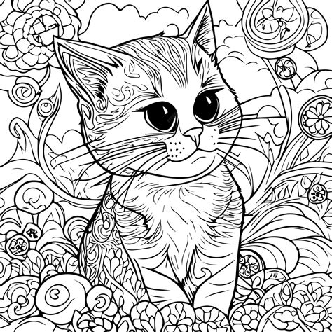 Premium Vector Cute Cat Vector Illustration