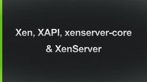 PPT Xen Open Source Hypervisor Designed For Clouds PowerPoint Presentation ID