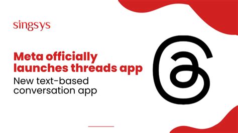 Meta Officially Launches Thread App New Text Based Conversation App Singsys Blog