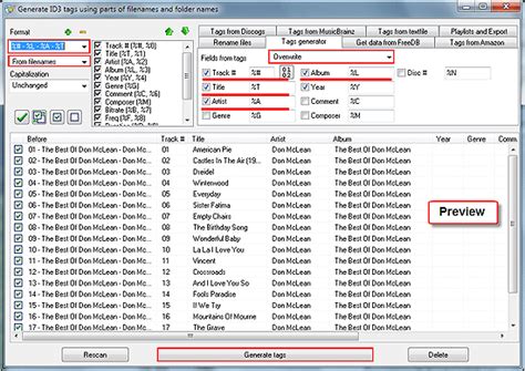 How Do I Tag MP3 Files With ID3 Data Using Filenames MP3 Tag Editor ID3 Tagger
