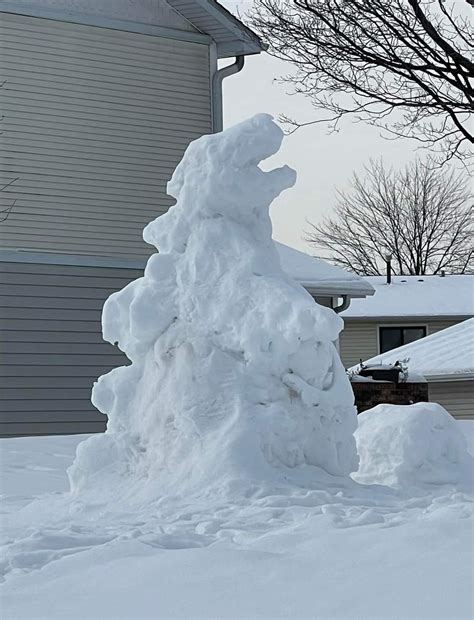 Snowzilla From Suburban Illinois R Godzilla