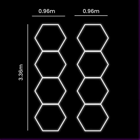 Hexagrid Led Hexagon Ultrabright 6500k Led Hex Lights 8 Hex Grid Sys Glow Leds Hexagrid Led Hexagon Ultrabright 6500k Led Hex Lights 8 Hex Grid Sys Glow Leds