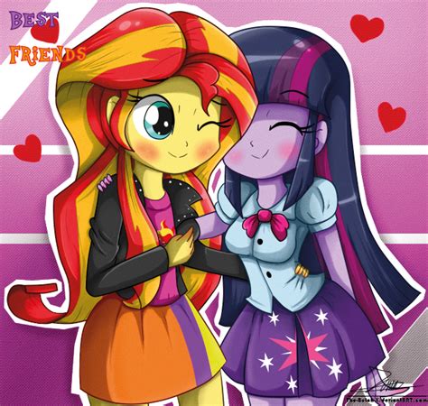 Step Into The Sunlight Sunset Shimmer X Twilight Sparkle Sunlight