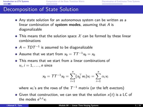 State Space Model Ppt