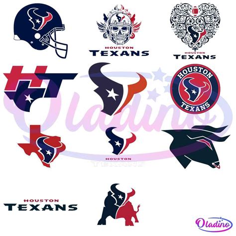Houston Texans Logo Svg Bundle Files Free Download