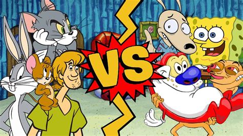 M U G E N Battles Bugs Bunny Shaggy Tom Jerry Vs Spongebob Rocko Ren Stimpy Youtube