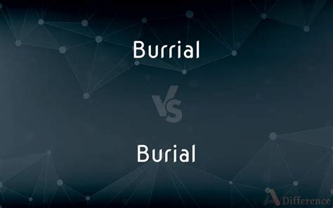 Burrial Vs Burial — Which Is Correct Spelling