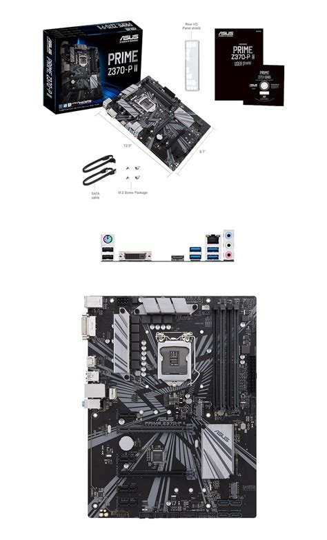 Buy ASUS Prime Z370-P II Motherboard [PRIME-Z370-P-II] | PC Case Gear ...