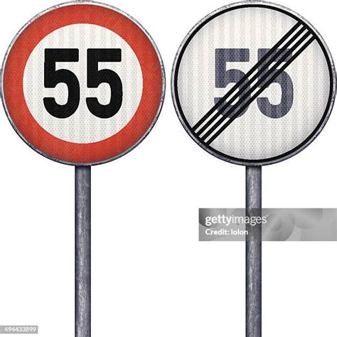 55 Speed Limit Sign Photos And Premium High Res Pictures Getty Images