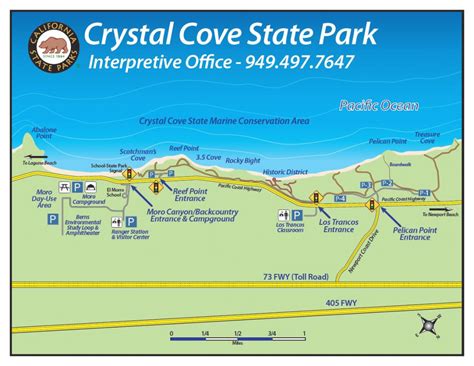 Crystal Cove State Park Map Printable Map