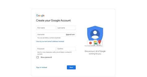 how do i create a unique gmail id