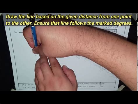 Plotting Points Using A Protractor