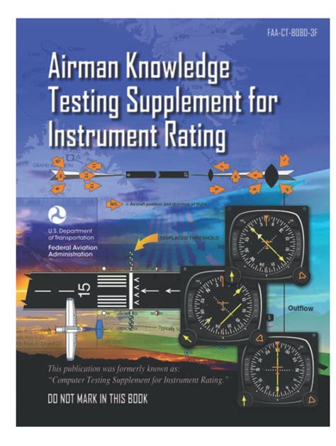 Faa Ct 8080 3f Airman Knowledge Testing Supplement For Instrument