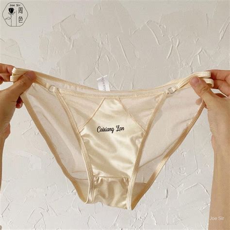 Joe Sir Sexy Sheer Satin Panty Womens High Slit Low Rise No Show