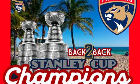 Did It Again Florida Panthers Repeat As Stanley Cup Champions