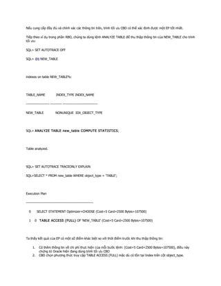 Tối ưu cau lệnh oracle sql PDF