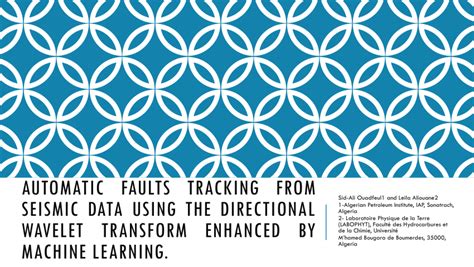 Pdf Presentation Of The Extended Abstract Automatic Faults Tracking