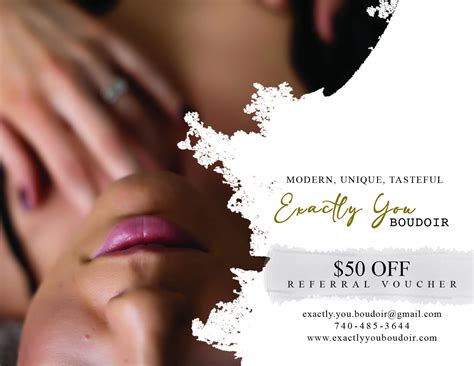 Boudoir Photography Referral Program Exactly You Boudoir