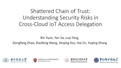 Pdf Shattered Chain Of Trust Understanding Security Risks In Cross