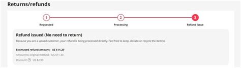 Refund With No Return Raliexpress