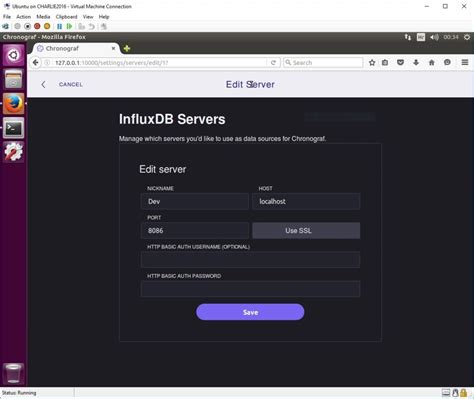 How To Setup Influxdb Chronograf And Telegraf For Development Personal Ramblings