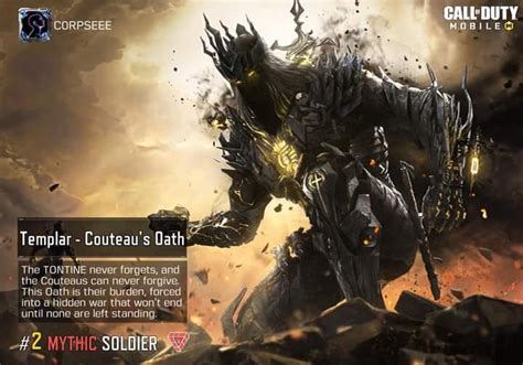 Templar Couteaus Oath Max Form Codm Garena By Alfo23 On Deviantart