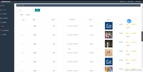 【计算机毕业设计】045新闻推荐系统 csdn博客