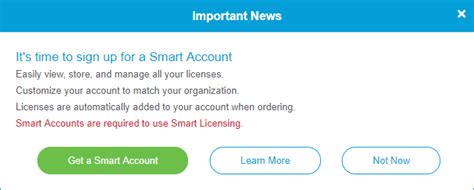 Smart Account Licensing And Tokens Cisco
