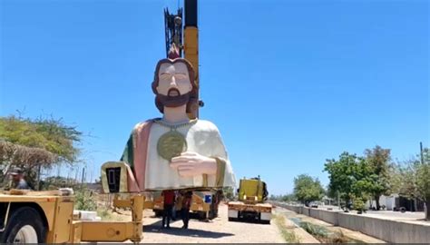 Estatua Gigante De San Judas Tadeo Asombra En Sinaloa