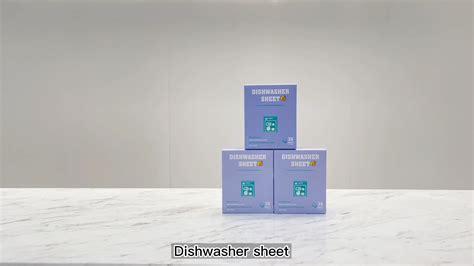 Dish Washing Strips Eco Friendly Biodegradable Dishwashing Tablet Sheet