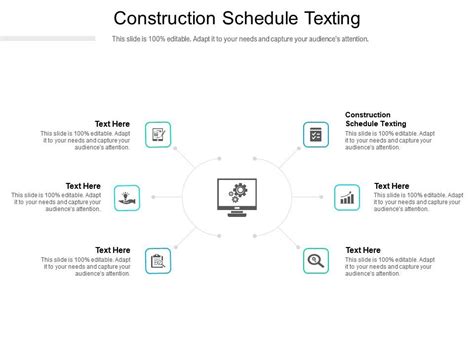 Construction Schedule Texting Ppt Powerpoint Presentation Show Slides