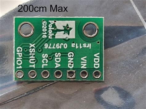 Arduino Uno VL53L0X Time Of Flight