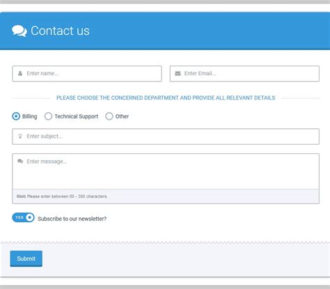 Create A Javascript Contact Form With The Smart Forms Framework