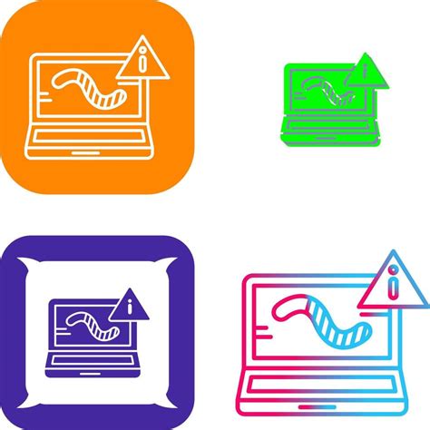 Worm Icon Design 44888189 Vector Art At Vecteezy