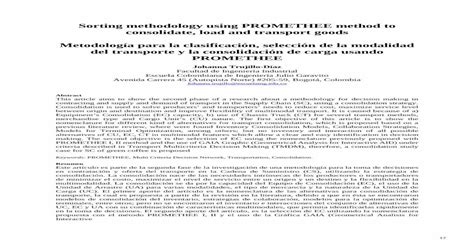 pdf sorting methodology using promethee method to …